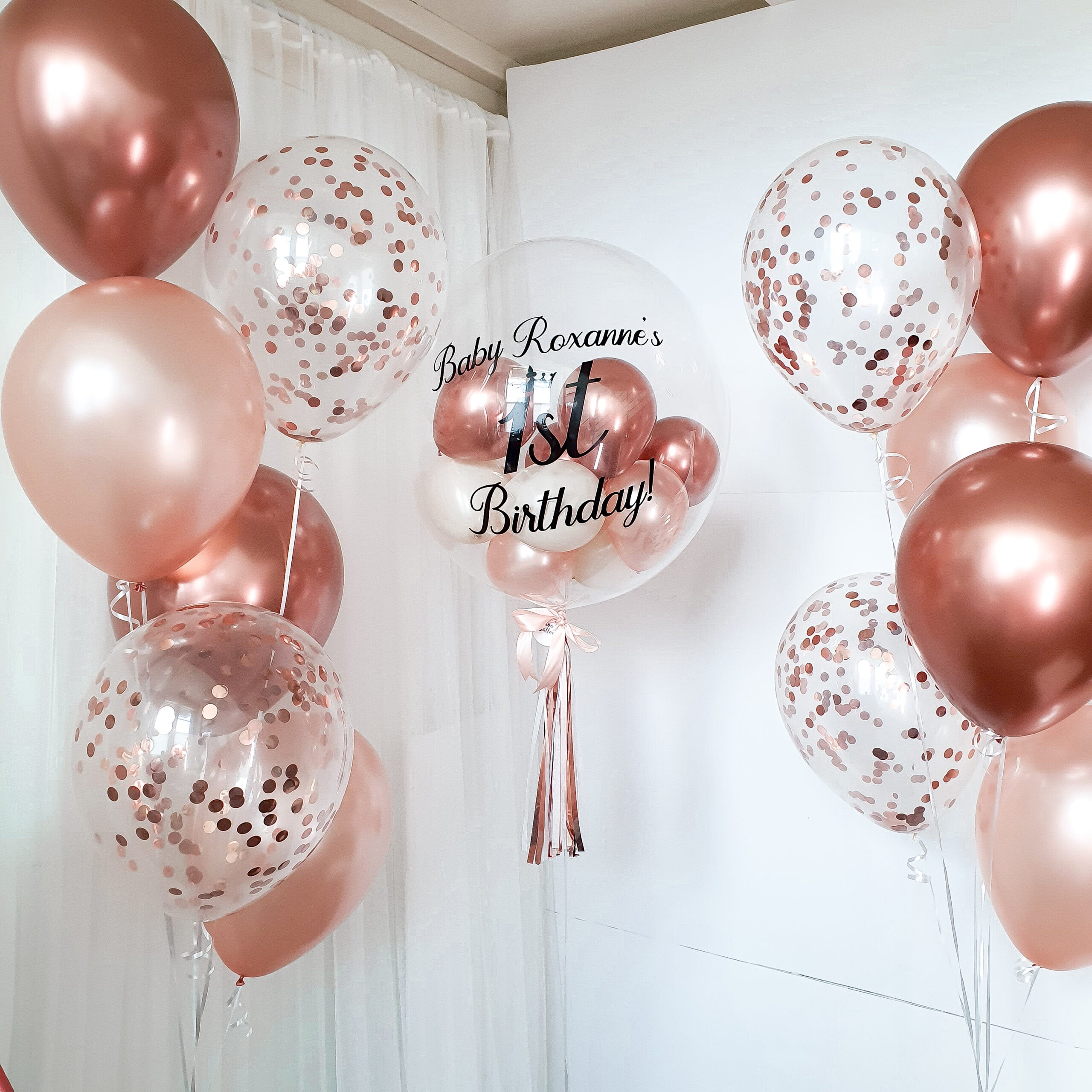 JOYCE | Rose gold – Baba Balloon